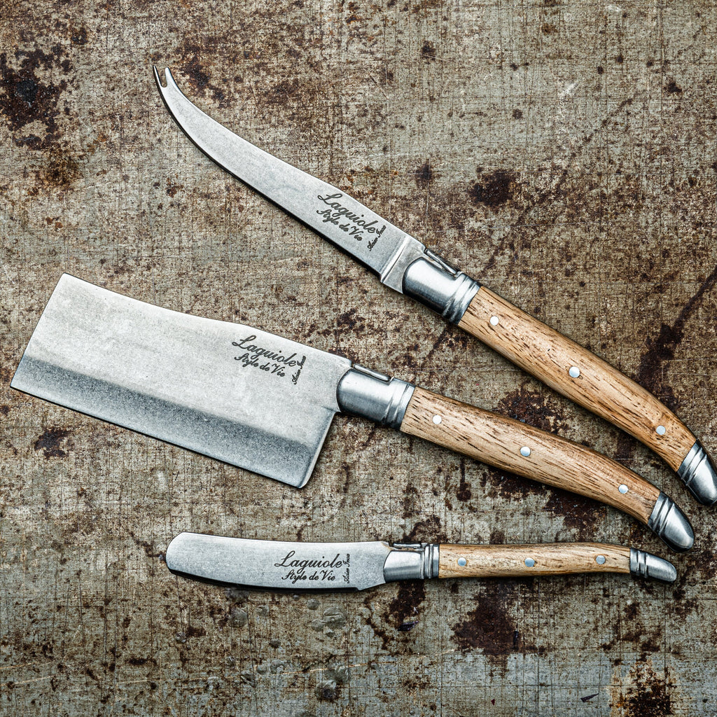 Luxury Line Cheese knives Oak – Arons AS